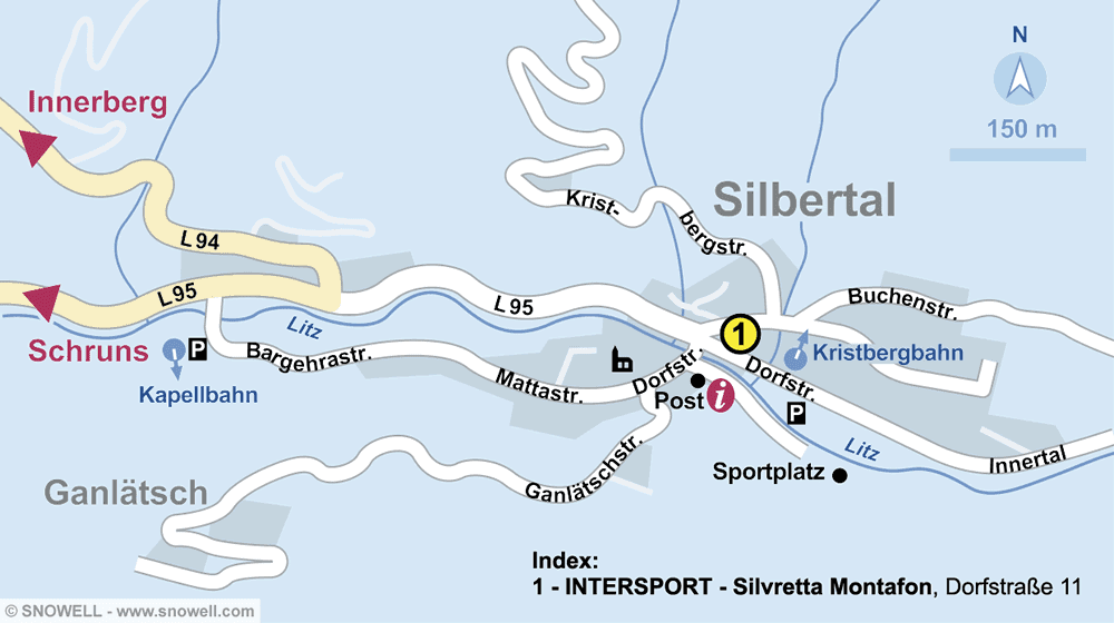 Skiverhuur Silbertal | SNOWELL