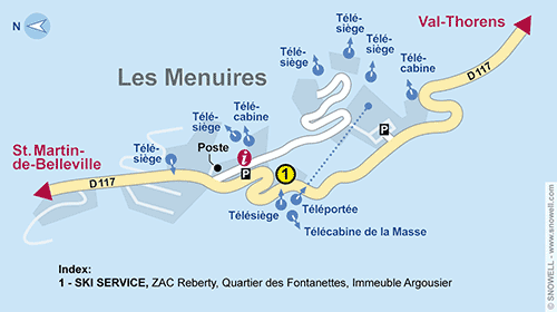 Skiverhuur Les Menuires | SNOWELL